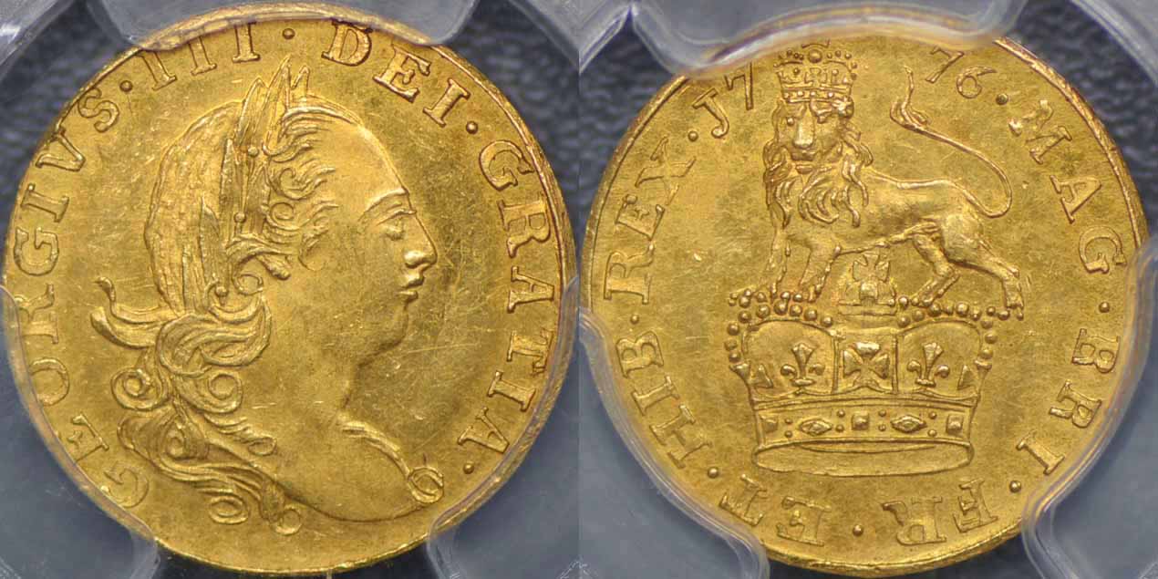 Great Britain, 1776 One Third Guinea pattern, PCGS PR62 - Drake Sterling