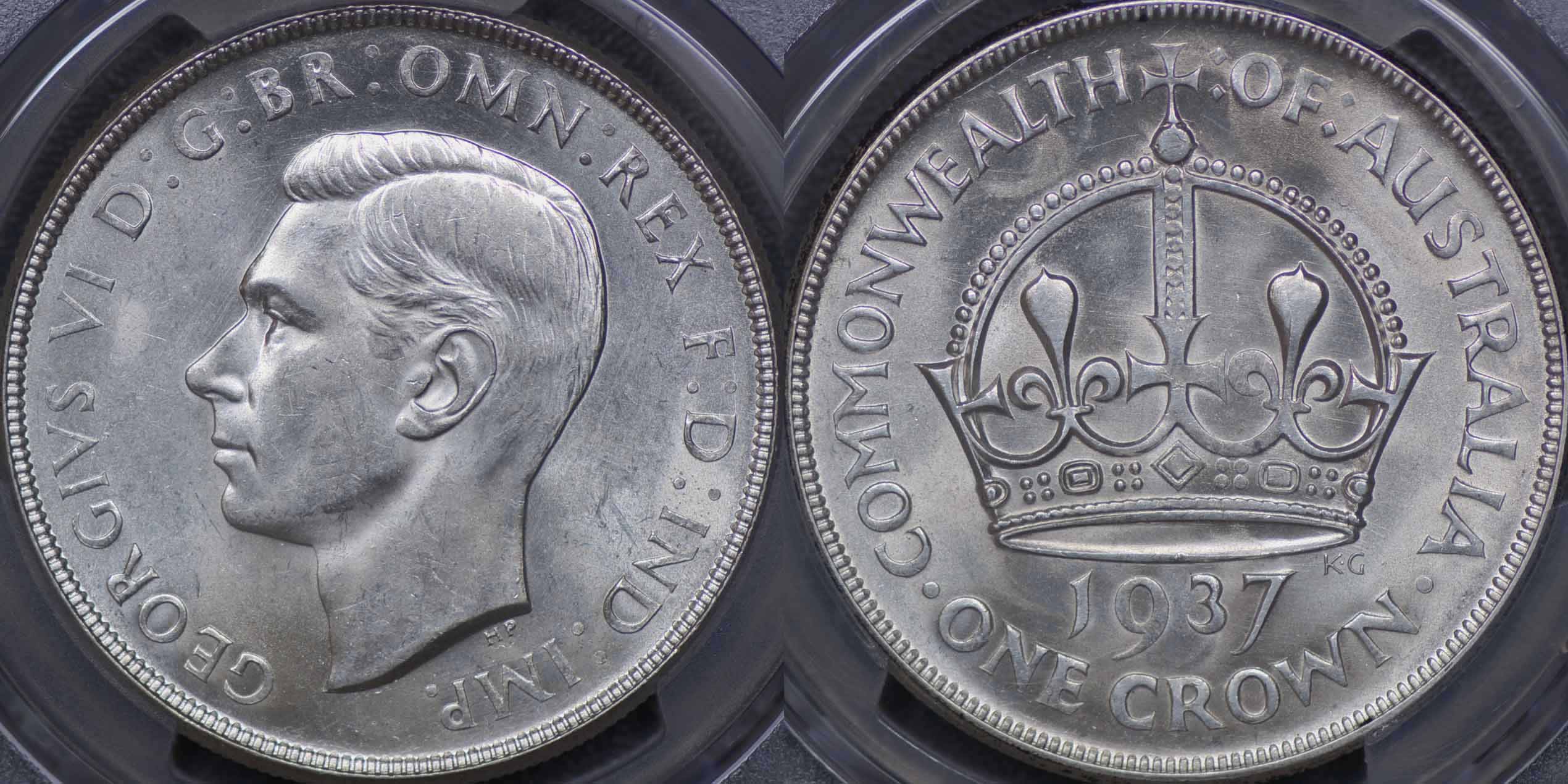 Australia, 1937 Crown, PCGS MS61 - Drake Sterling