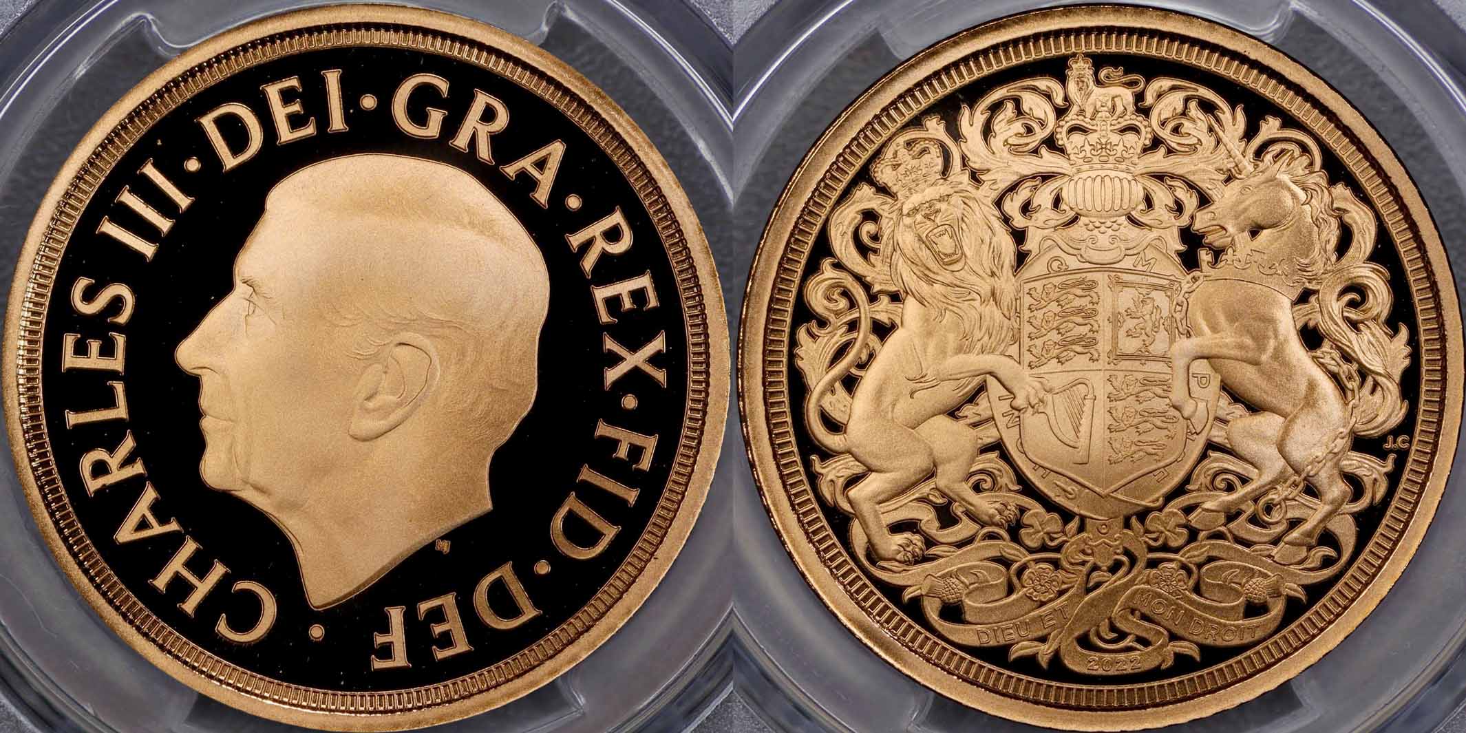 Great Britain, 2022 Charles III Half Sovereign, PCGS PR70DCAM - Drake ...